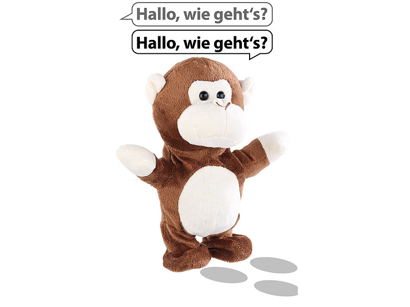 Laufender Nachsprech-Affe Murpel | Land Of Toys